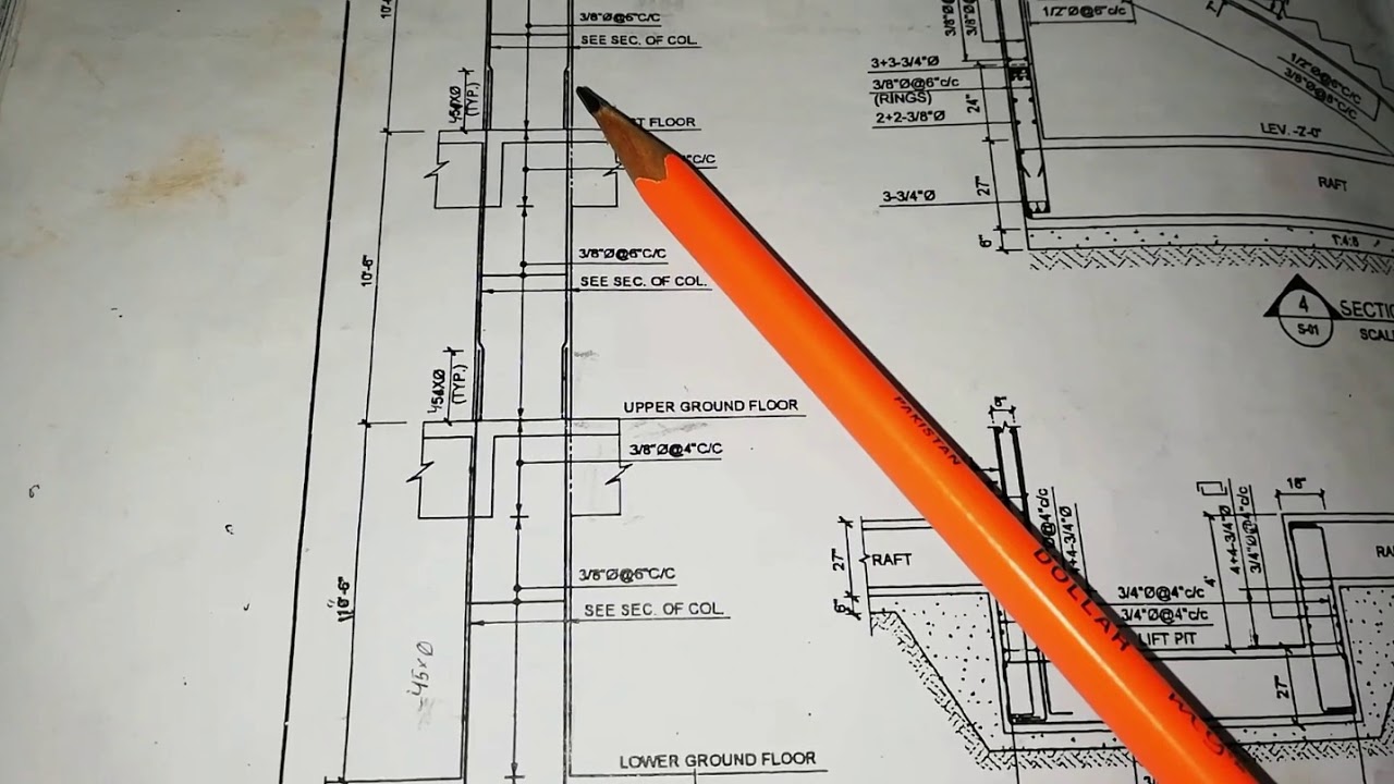Column Overlapping And Nos of Ties practically and drawing reading Urdu ...