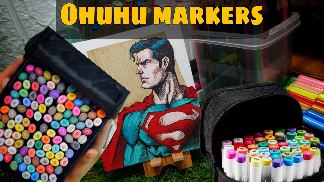 Worth it ???? 🙃|Ohuhu Markers best drawing results |Superman drawing tutorial #art #drawing # ...