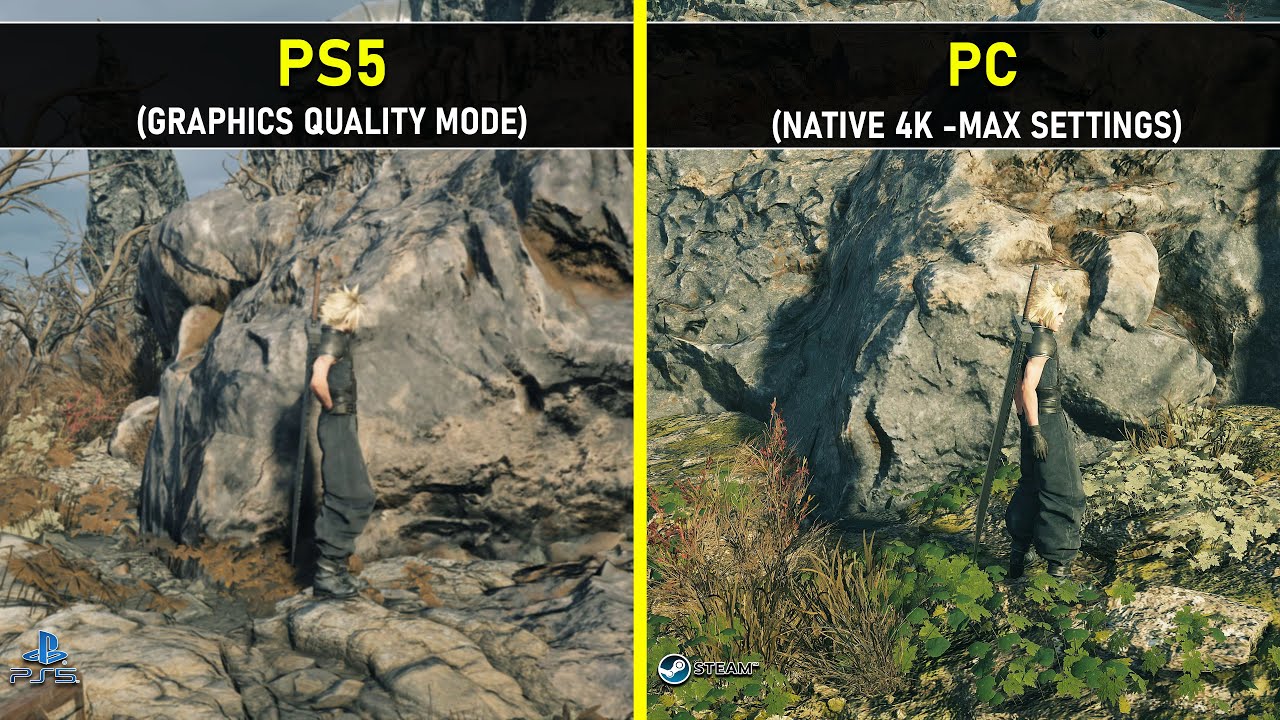 Final Fantasy 7 Rebirth | PS5 vs PC Max Settings | In-Depth Graphics ...