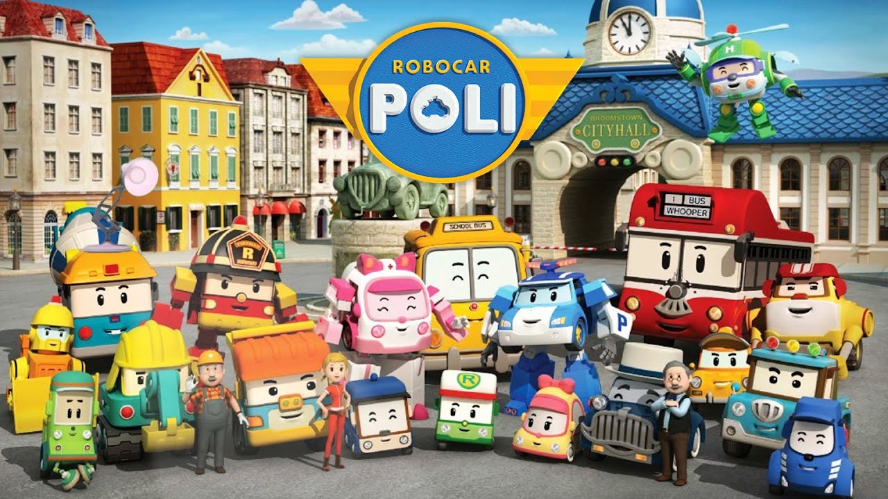 Robocar Poli Logo Spoof Luxo Lamp - YouTube
