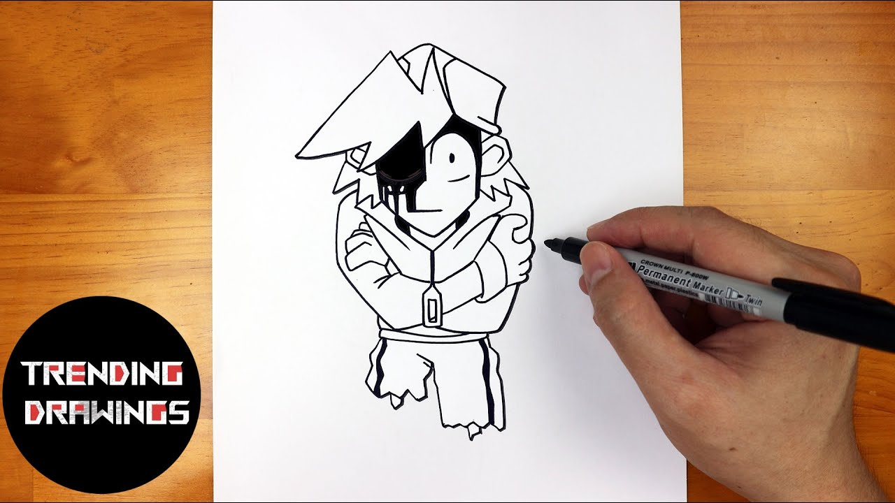 How To Draw FNF MOD- Mount Silver FNF - FNF Lullaby Mod - Step by Step ...