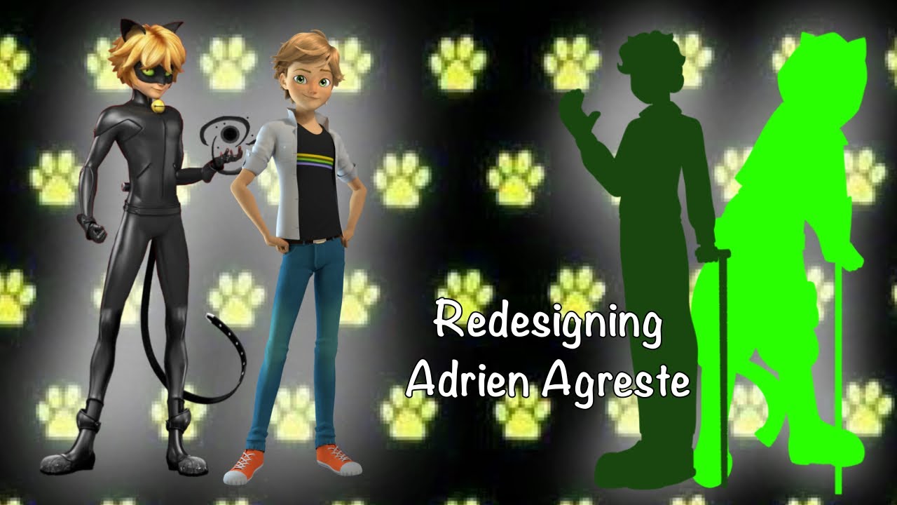 Redesigning Adrien Agreste || Miraculous Ladybug Redesign and Rewrite ...