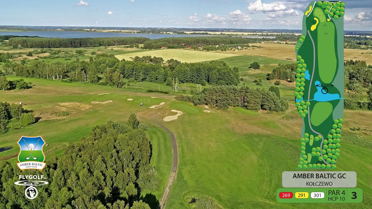 Amber Baltic Golf Club - Hole 3 - YouTube
