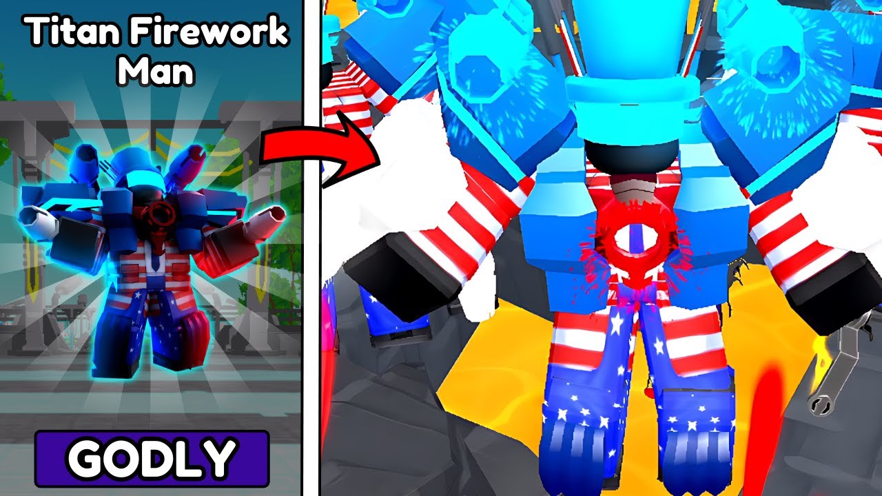 NEW GODLY TITAN FIREWORK MAN vs ENDLESS MODE (Toilet Tower Defense ...