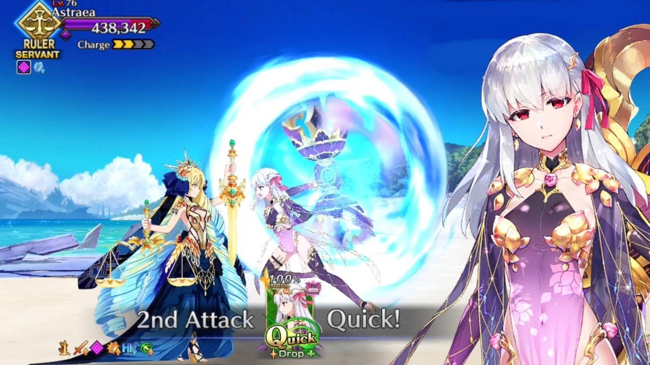 FGO [NA] Atlantis - Kama vs Astrea - YouTube