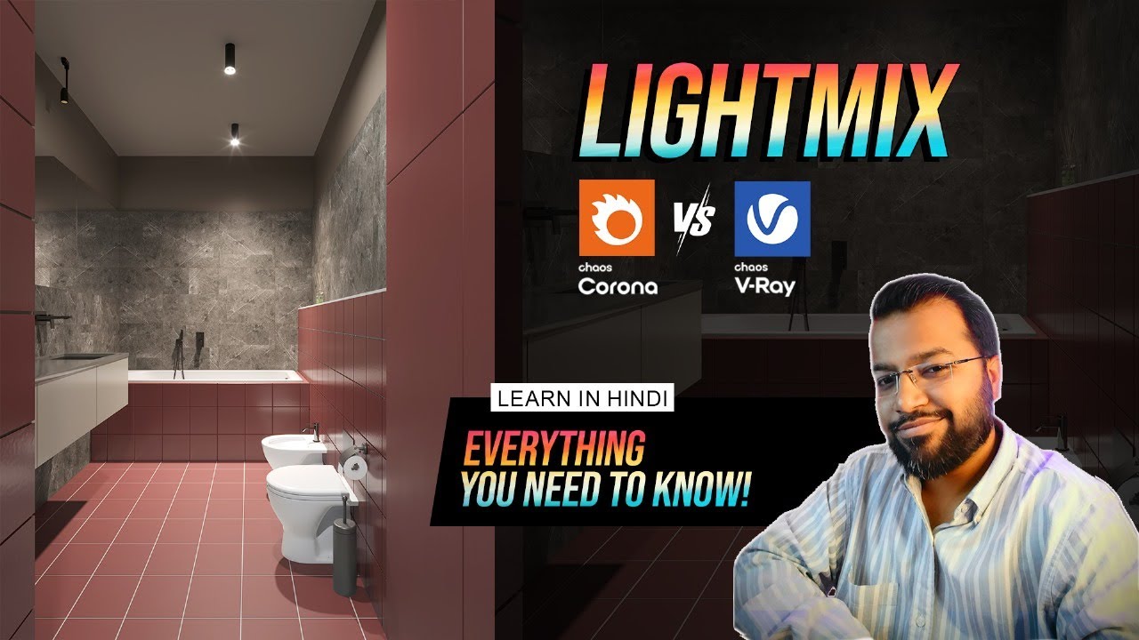 Corona vs V-Ray: LightMix Techniques and Tips | Hindi Tutorial | 3ds Max - YouTube