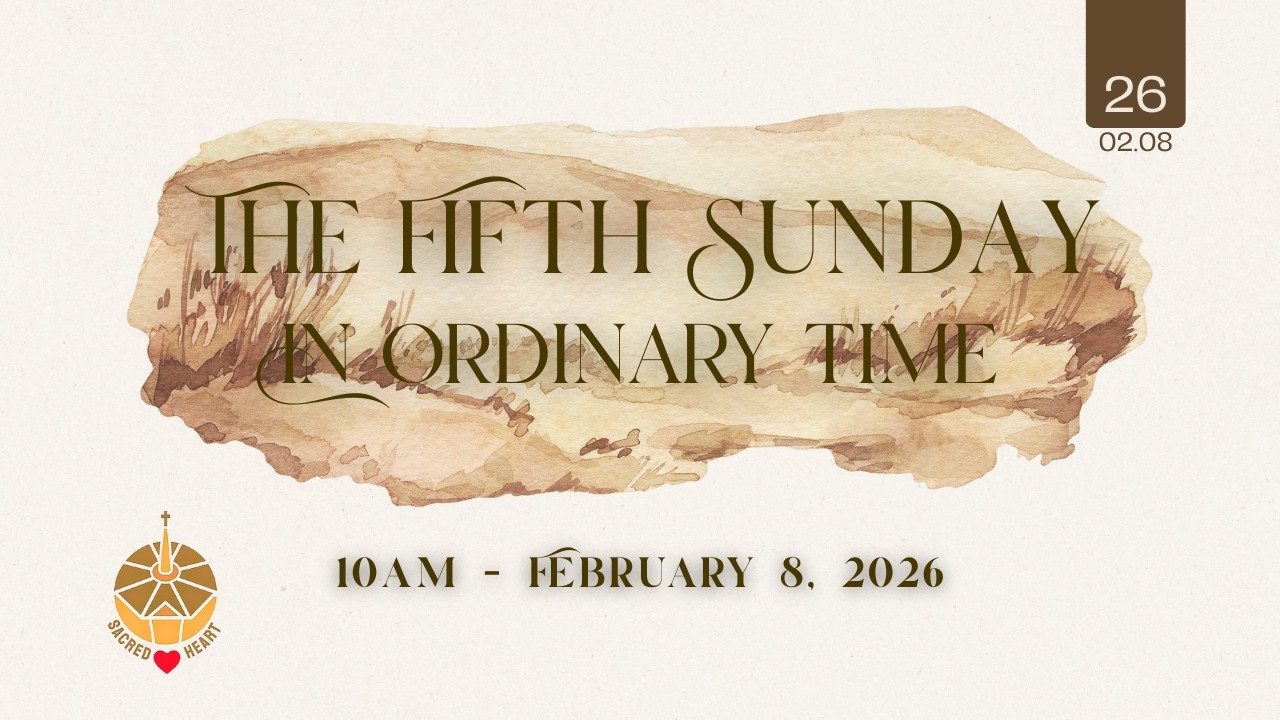 The Fifth Sunday in Ordinary Time (Sunday Mass)- February 8, 2026 - YouTube