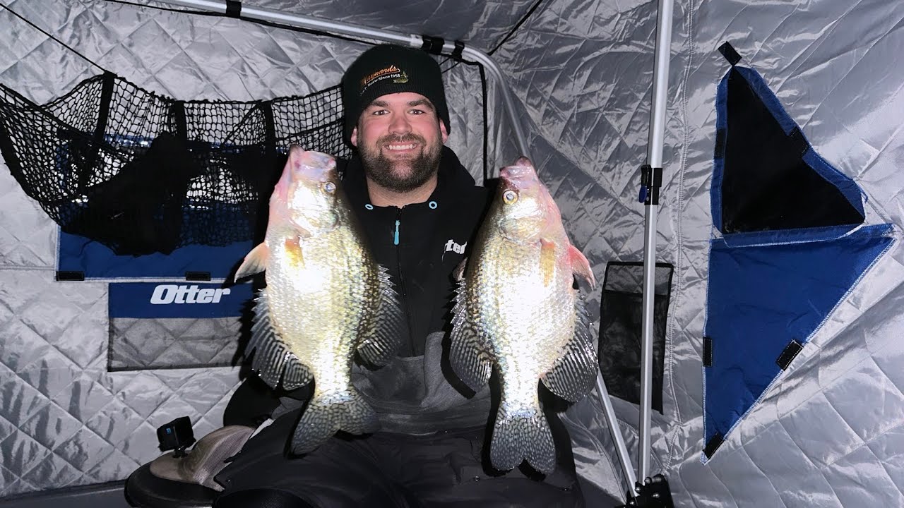 Ice Fishing For Slab Black Crappie! - YouTube