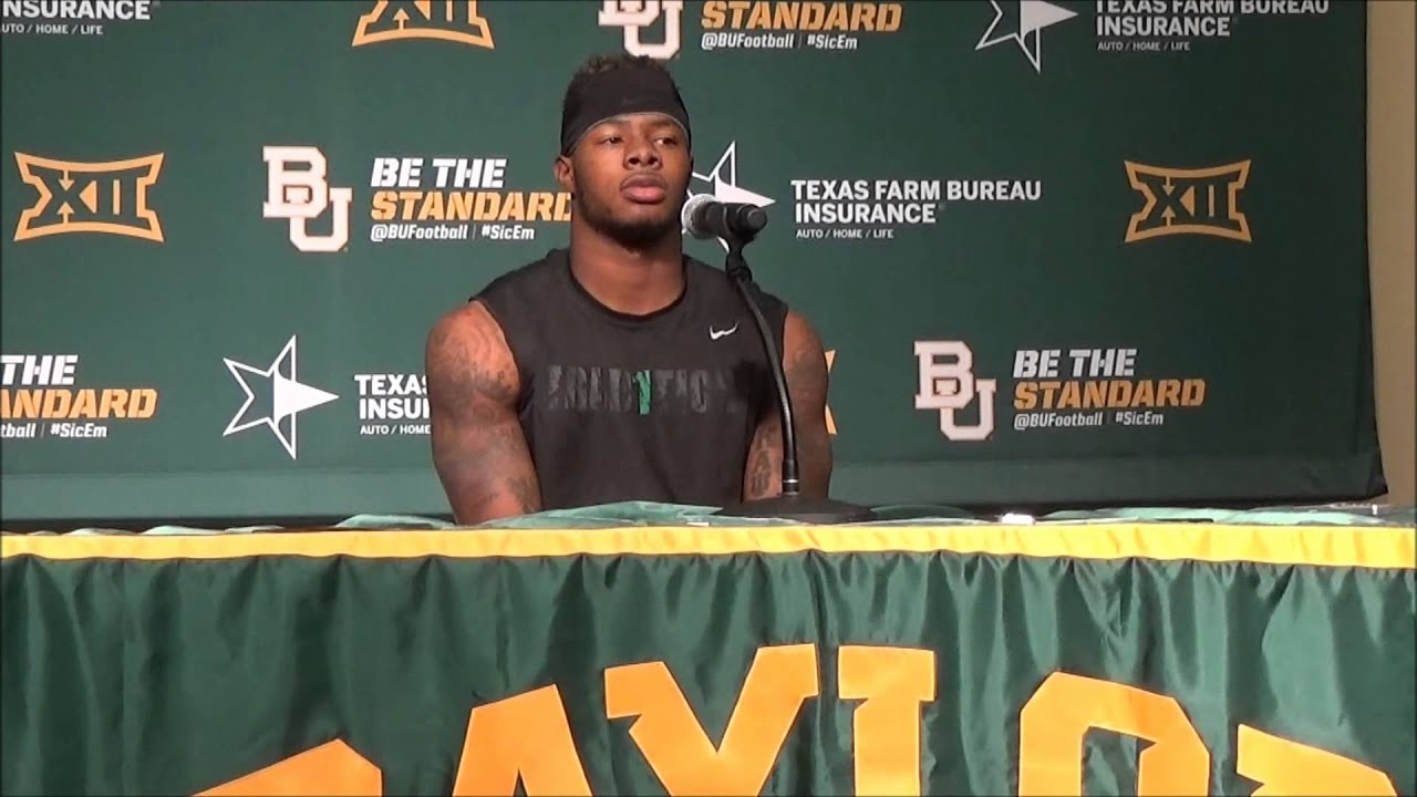 COREY COLEMAN BAYLOR UNIVERSITY POST KANSAS GAME - YouTube