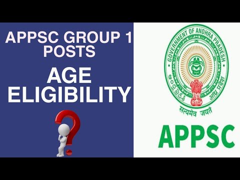 APPSC GROUP 1 POSTS, AGE LIMIT, FULL DETAILS IN TELUGU.. - YouTube