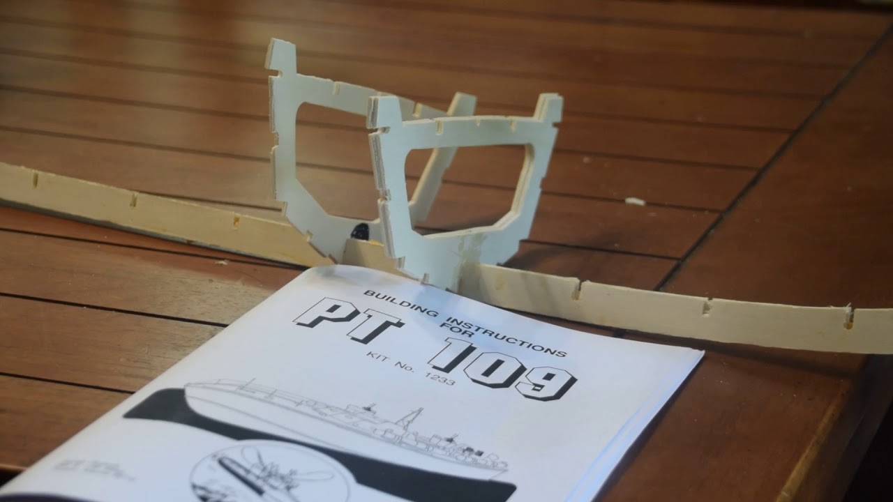 Building a PT-109 model- the beginning - YouTube