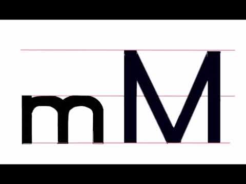 GRAFİK DERS 11 M HARFİ ÇİZİMİ