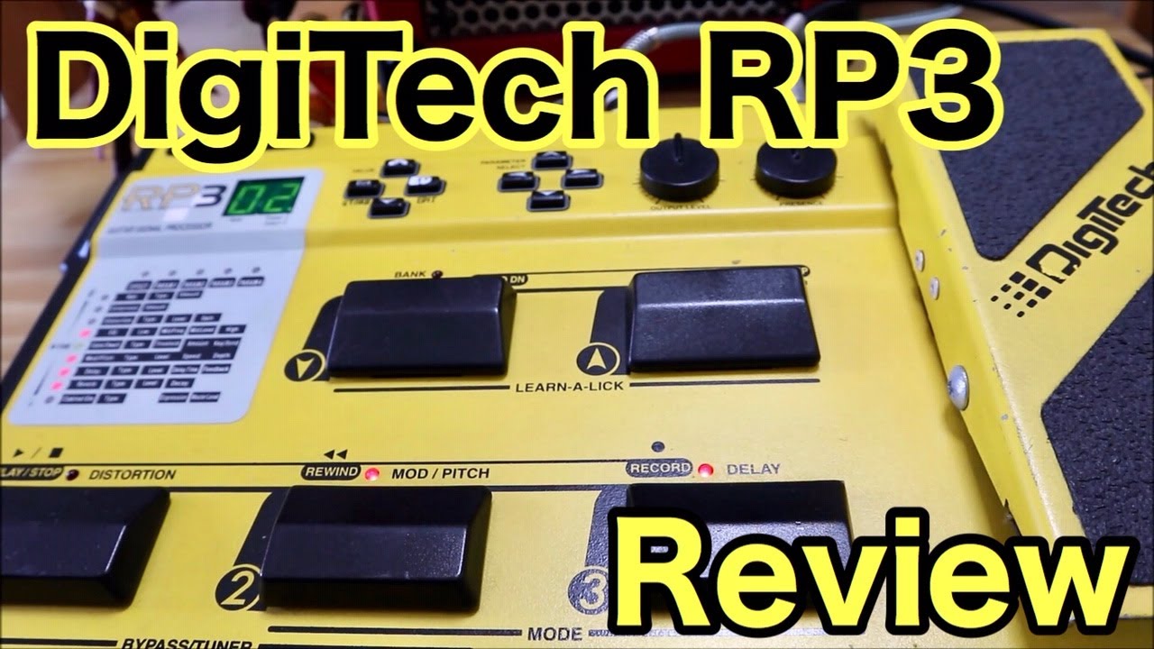 DigiTech RP3を今更ながらレビュー！！hide愛用の歪みはマルチでも健在なのか！？ - YouTube