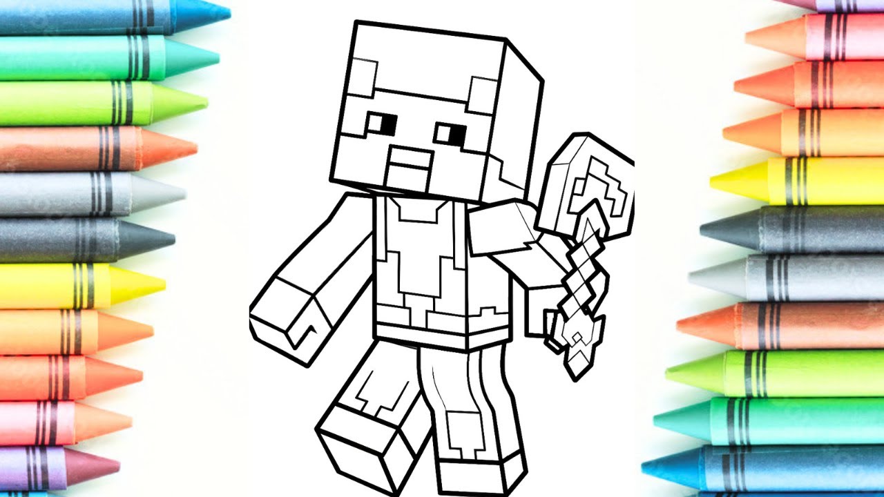 How to color Minecraft coloring #minecraft minecraft game coloring # ...