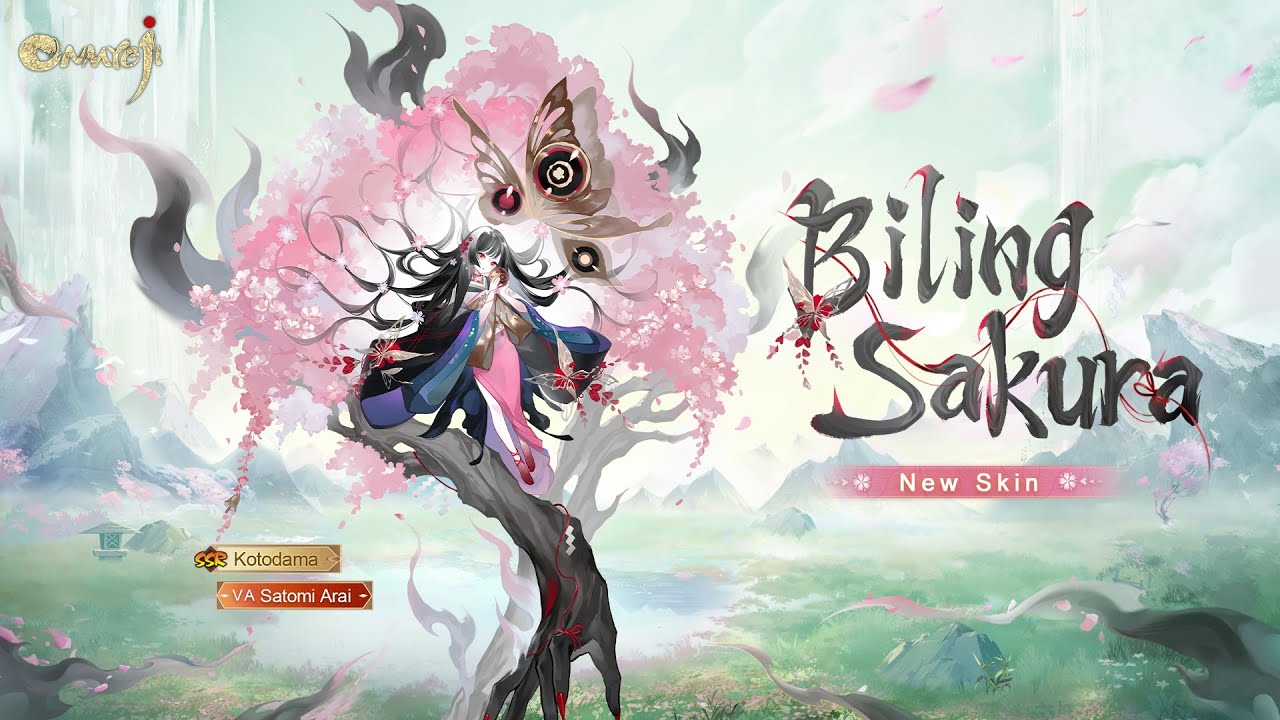 Onmyoji - Kotodama’s New Skin - Biting Sakura - YouTube