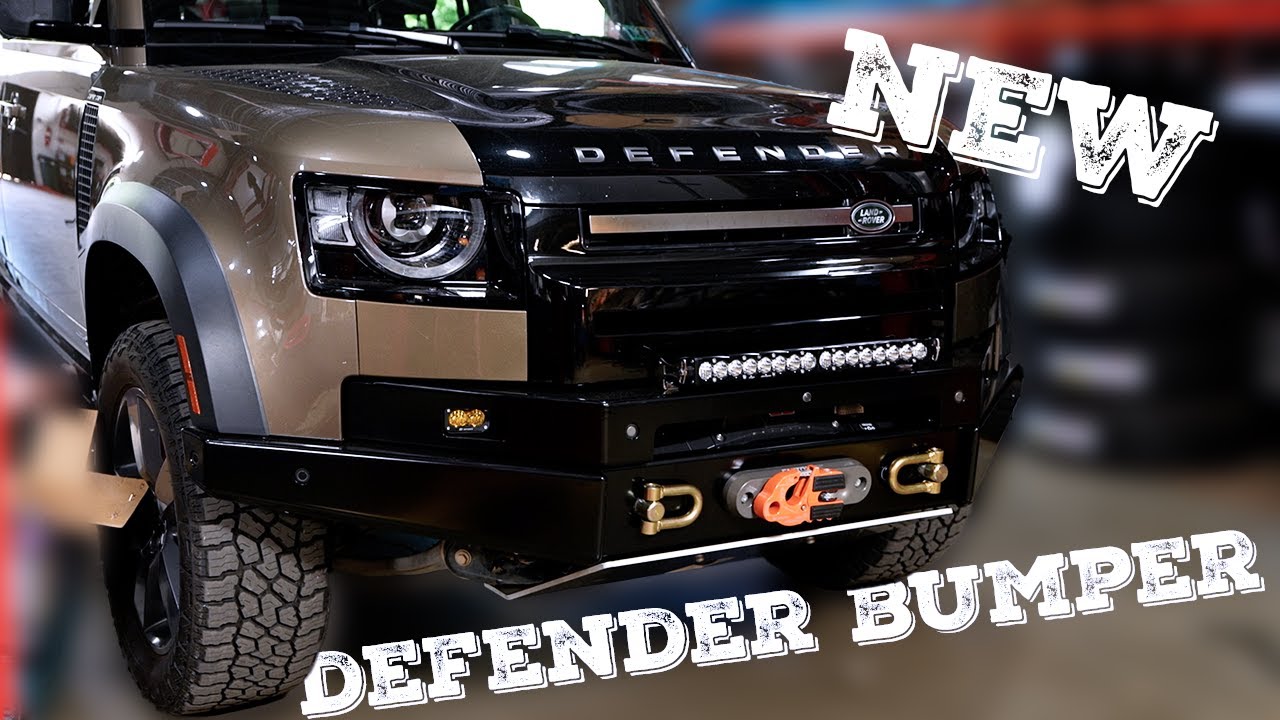 Proud Rhino Winch Bumper for 2020+ Land Rover Defender - YouTube