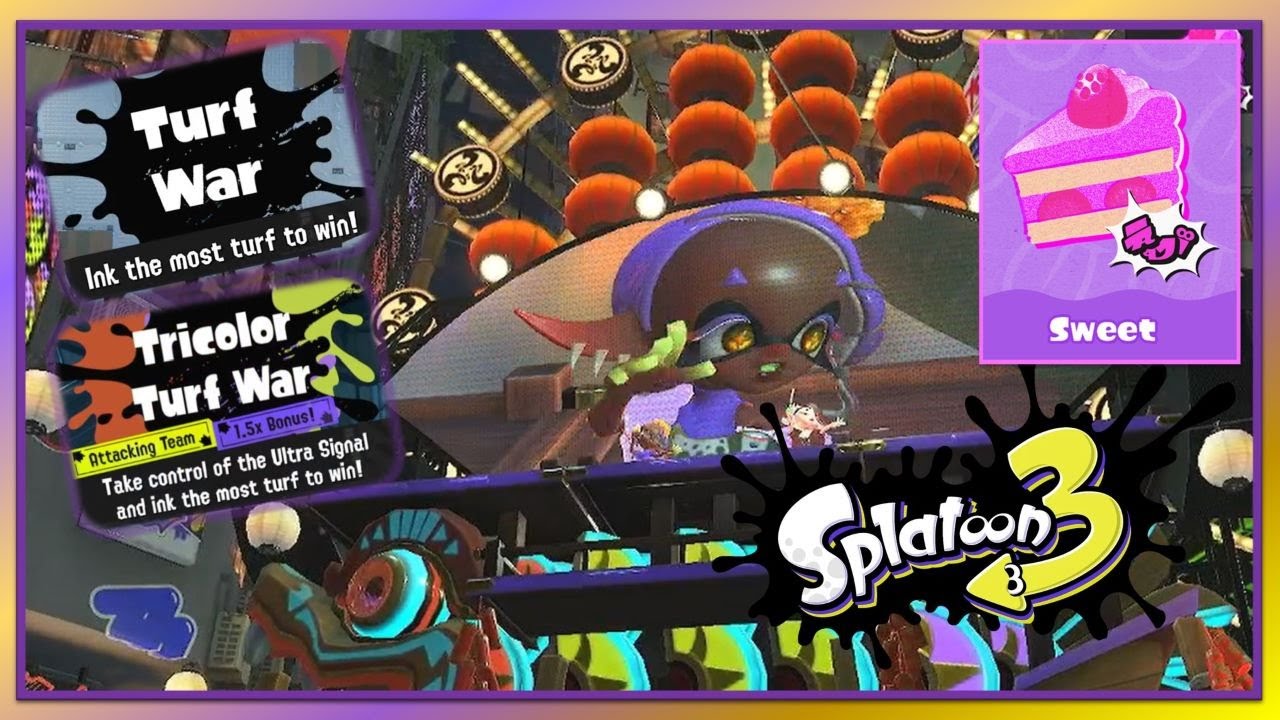 Splatoon 3 Splatfest Turf War & Tricolor Battles | Spicy vs Sweet vs ...
