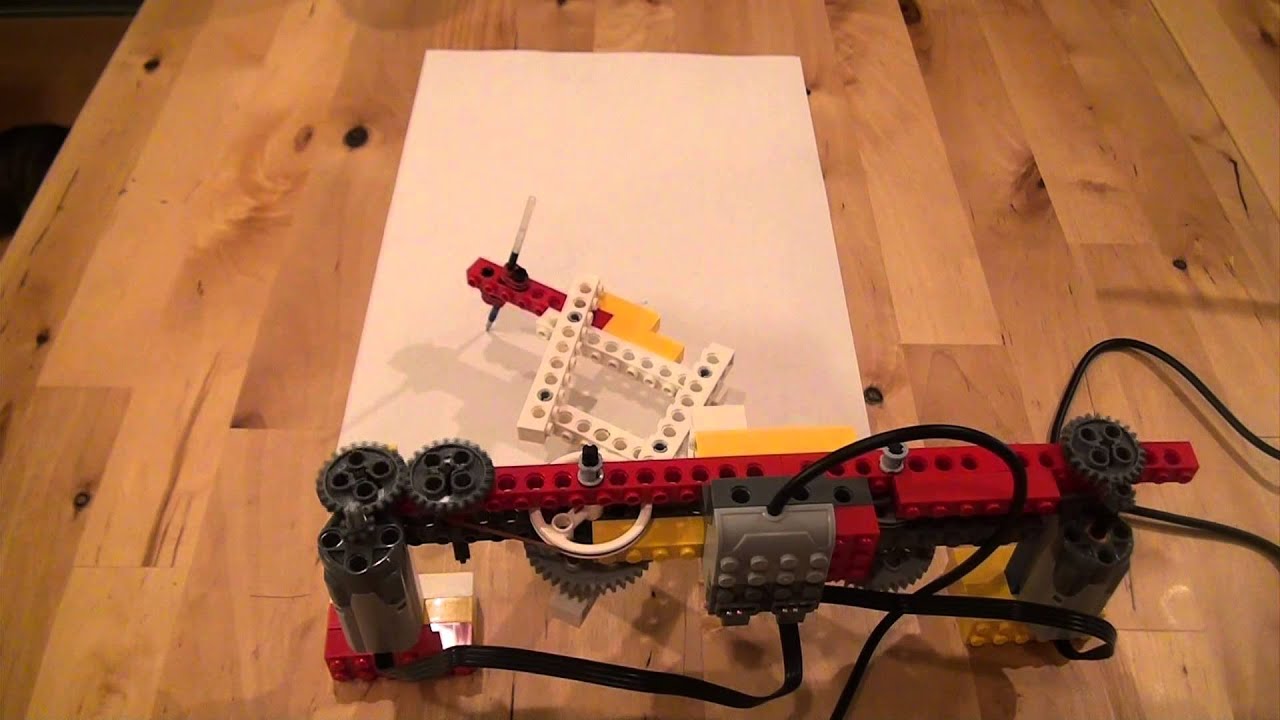 LEGO Drawing machine prot02 - YouTube