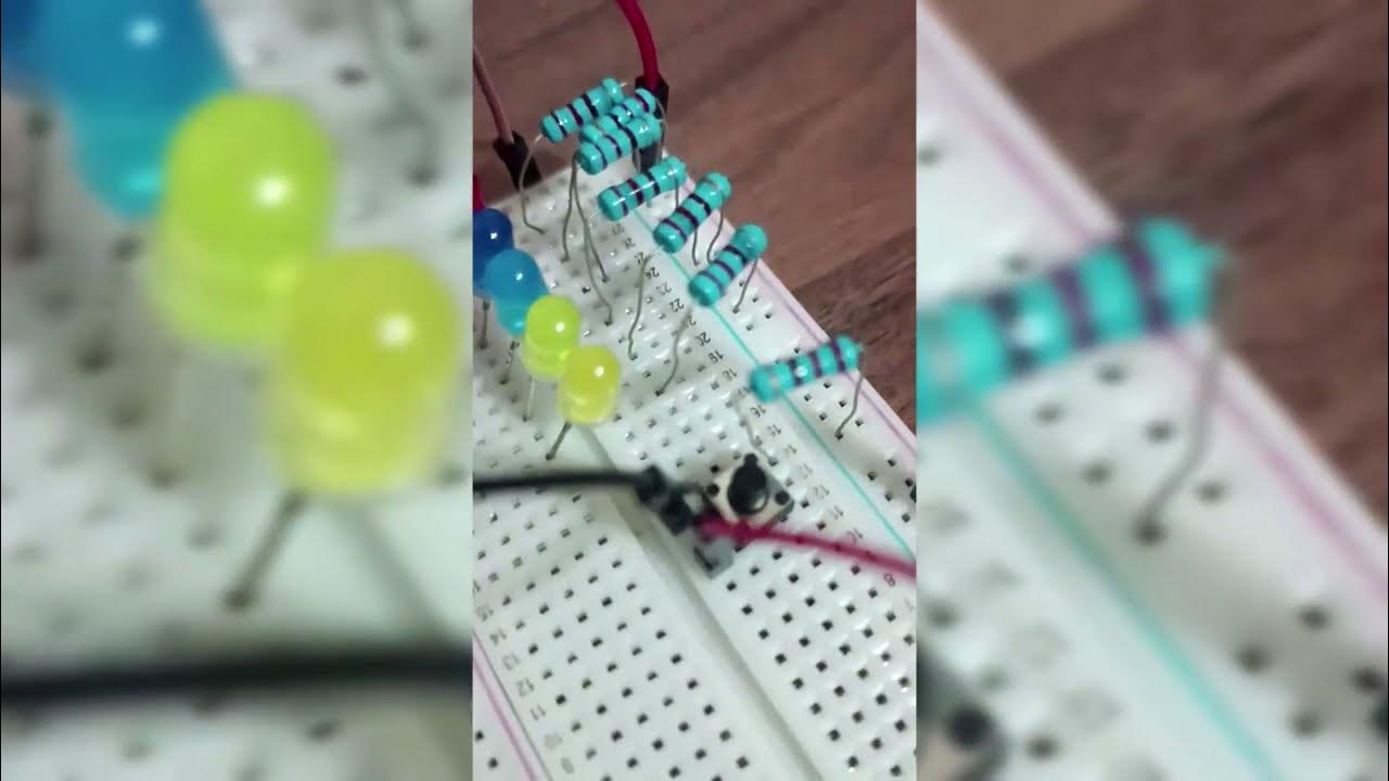 Secuencia de leds controlada por un pulsador. Aprendiendo Arduino ...