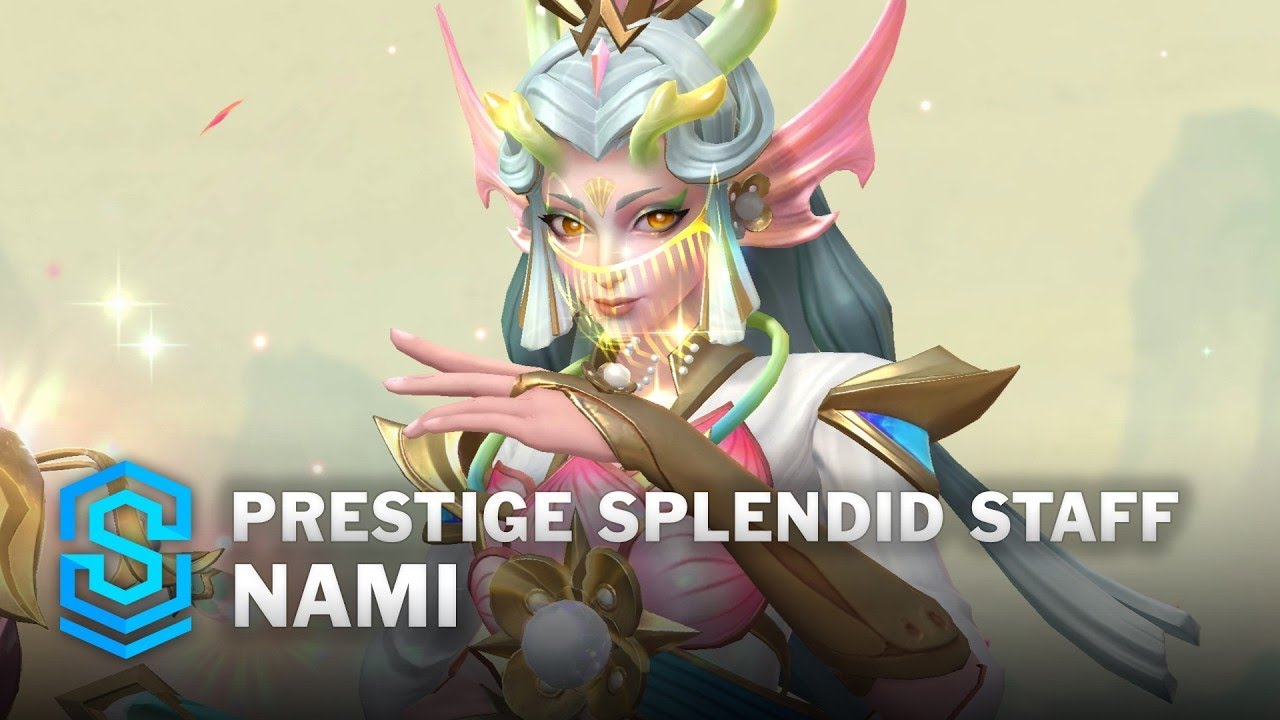 Prestige Splendid Staff Nami Wild Rift Skin Spotlight - YouTube
