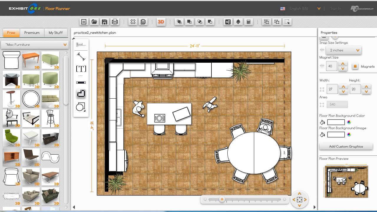 ExhibitCore floor planner asset panel intro - YouTube