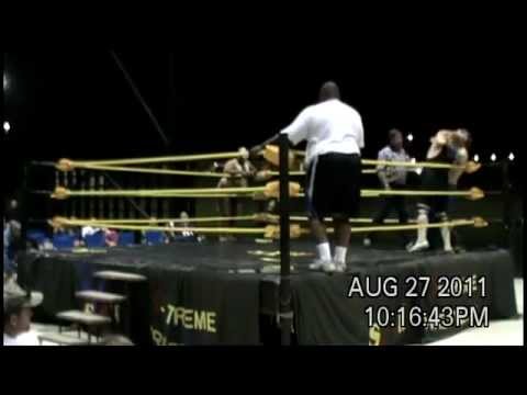 SXW Chris Brackin and Kamala Jr vs Tommy Ladd and Bone Crusher from 8 ...