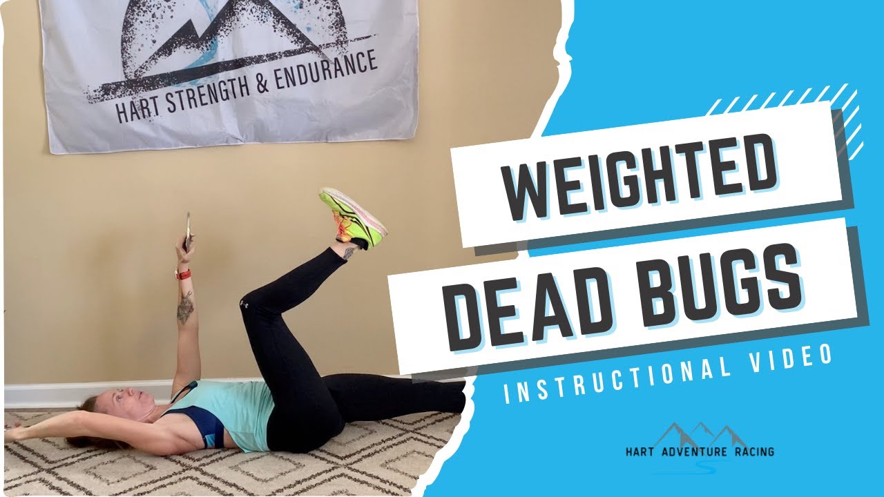 How to Perform a Weighted Dead Bug Exercise - YouTube