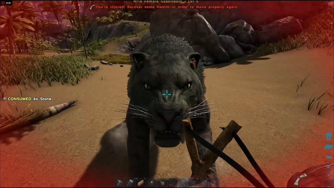 Ark Survival Evolved S01E07 - Raft unlocked and sabre attack!! - YouTube