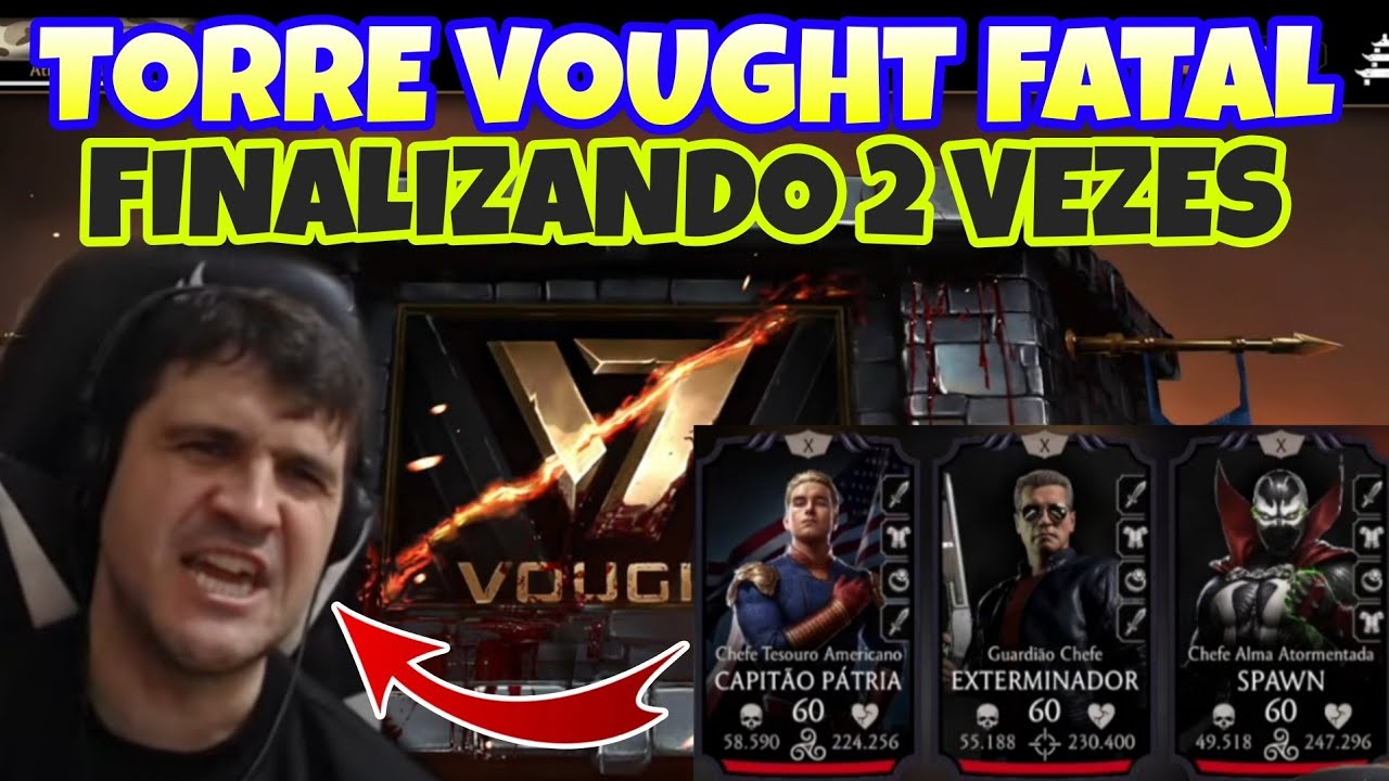 Finalizando a Torre Vought Fatal 2 Vezes + Recompensas e Pitis no ...