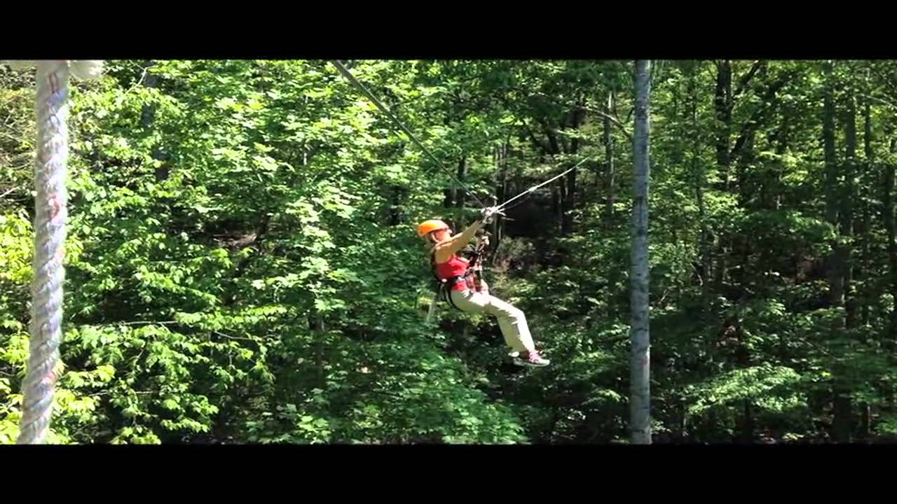 The Gorge, Extreme Zip Lining in Saluda, NC - YouTube