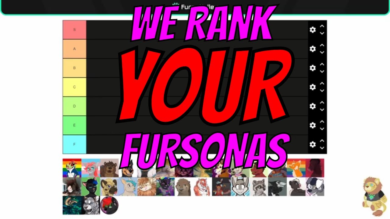 Official Furry Fursona Species Tier List! - YouTube