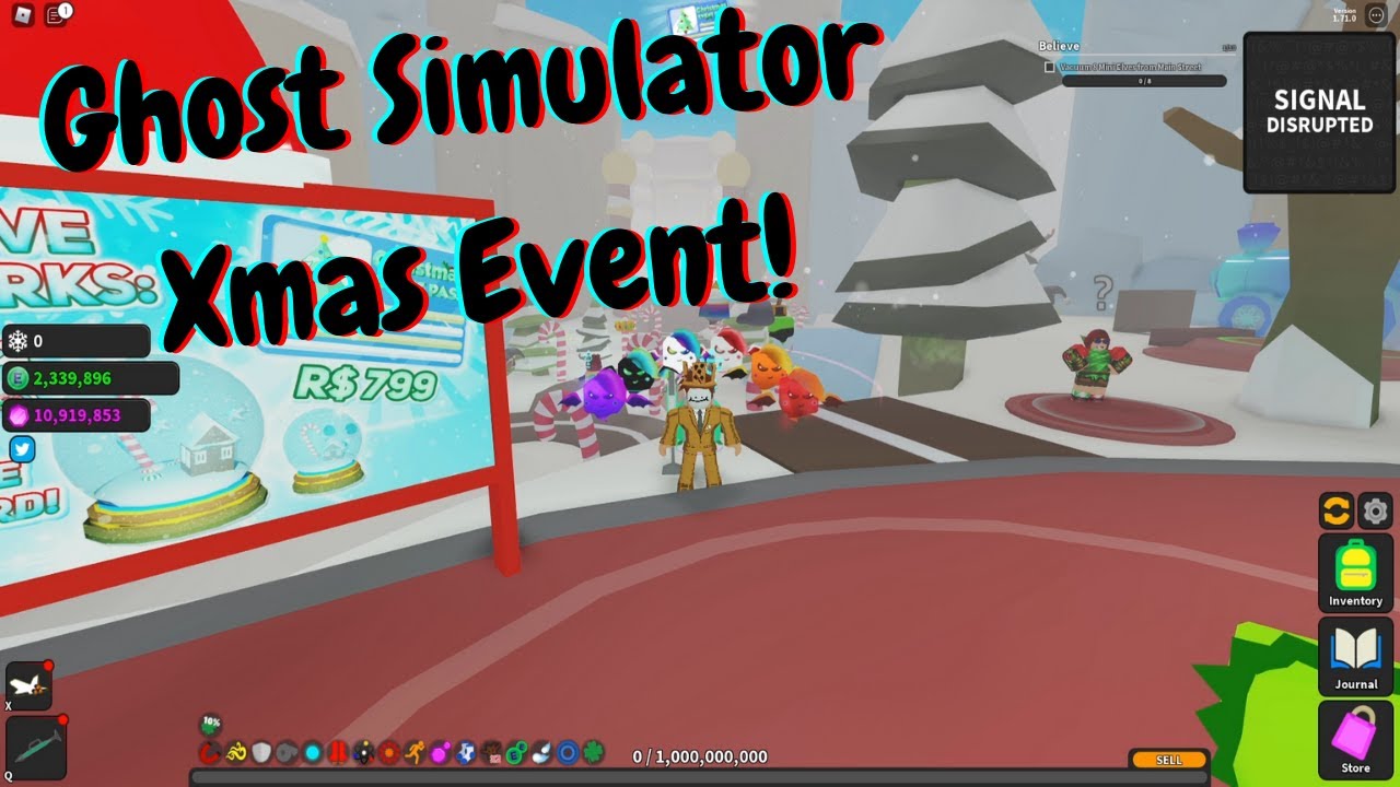 Ghost Simulator Christmas Event (2020) - Roblox - YouTube
