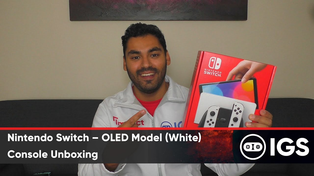 Nintendo Switch – OLED Model (White) | Console Unboxing - YouTube