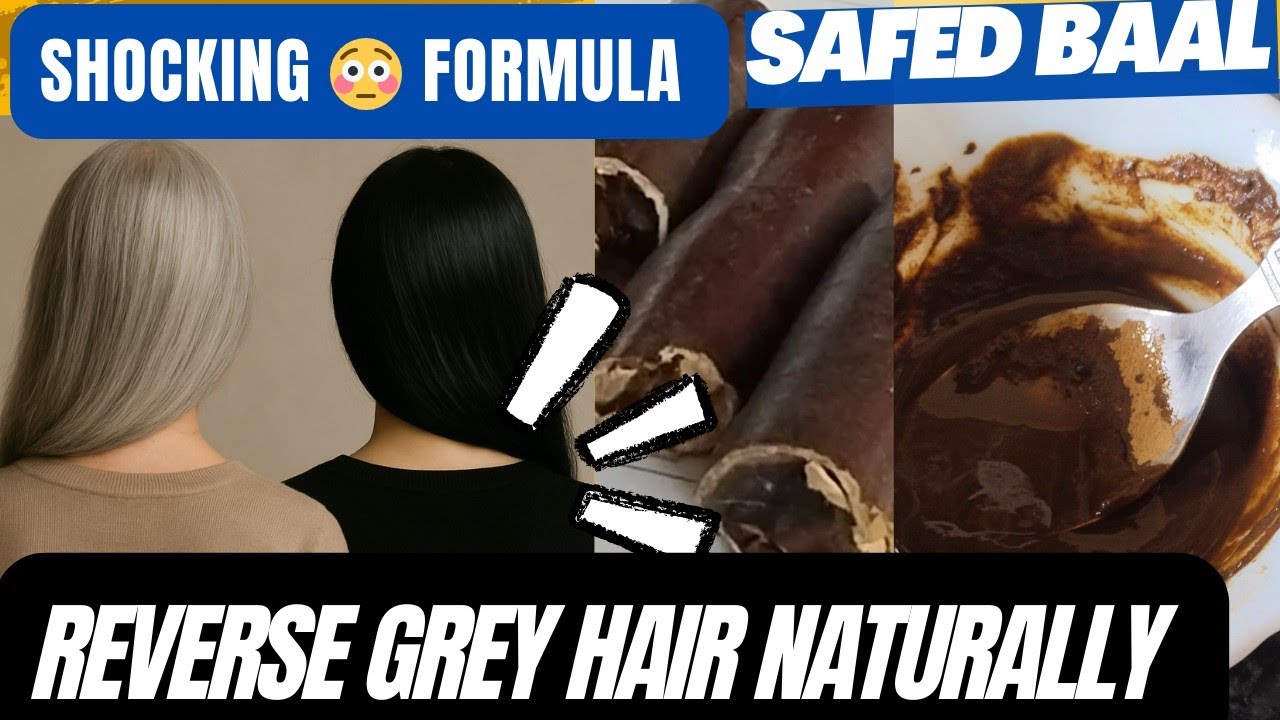 SHOCKING 😳 FORMULA TO REVERSE GREY HAIR NATURALLY # REVERSE GREY HAIR ...