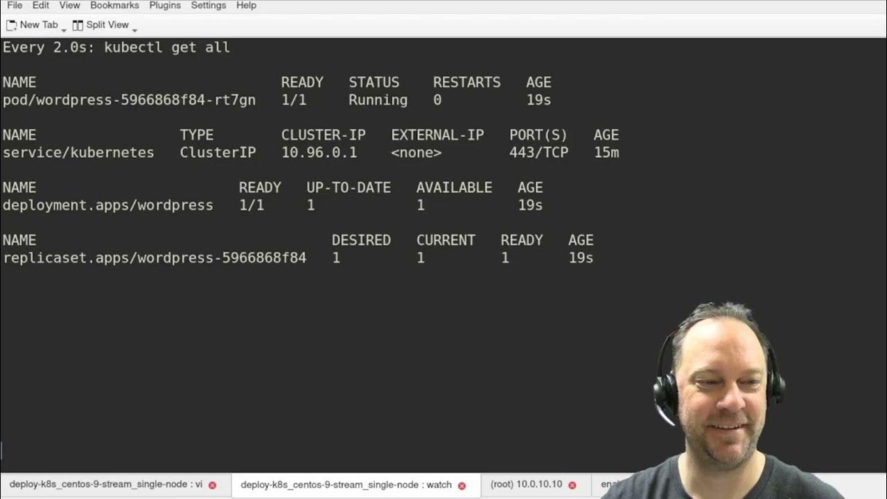 Kubernetes - kubeadm & centos 9 stream - one node - YouTube