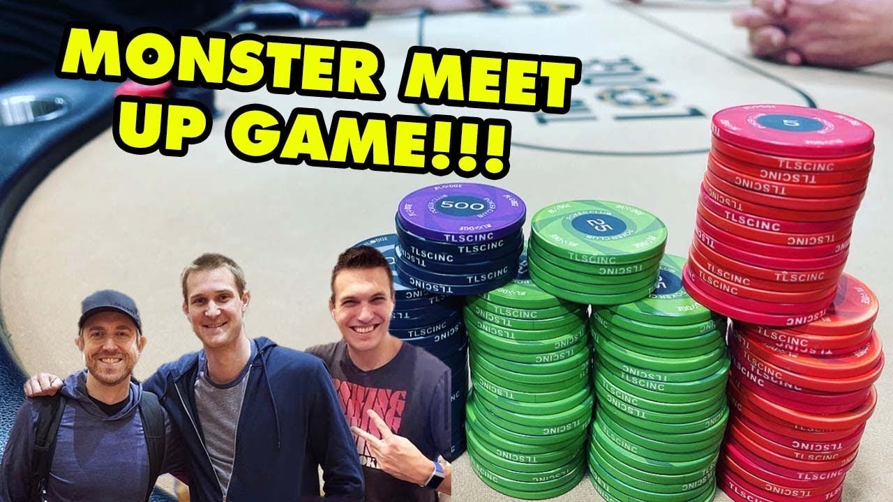 Making QUADS @ THE BIGGEST meet up game in Texas history!! // Poker ...