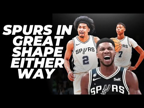 Spurs Are Set Either Way After Landing Number 2 pick - YouTube