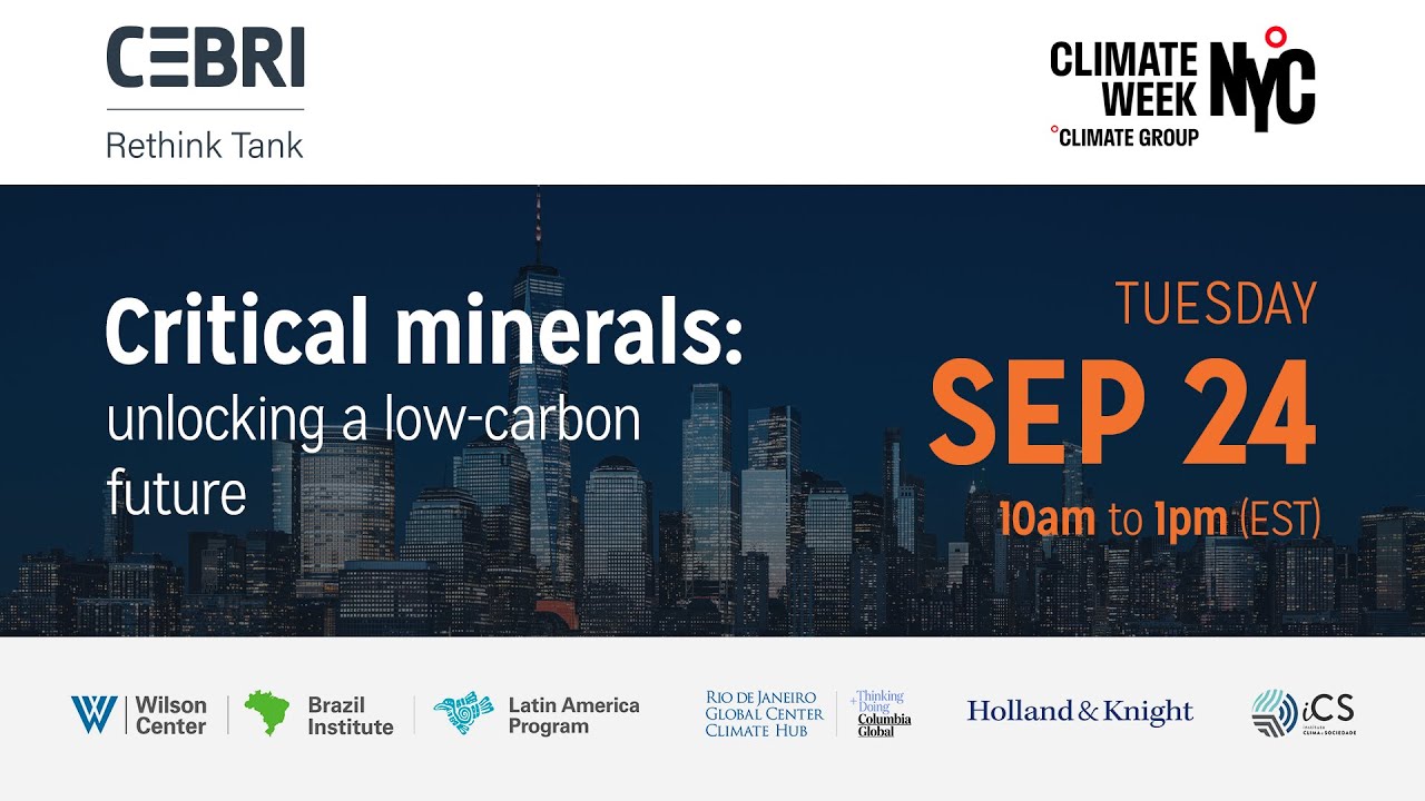 Critical minerals: unlocking a low-carbon future - YouTube