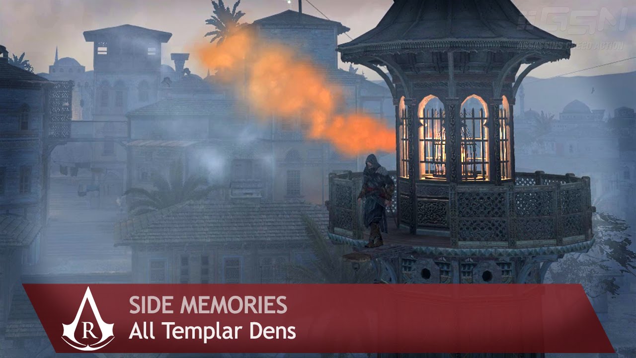 Assassin's Creed: Revelations - Side Memories - Templar Dens - YouTube