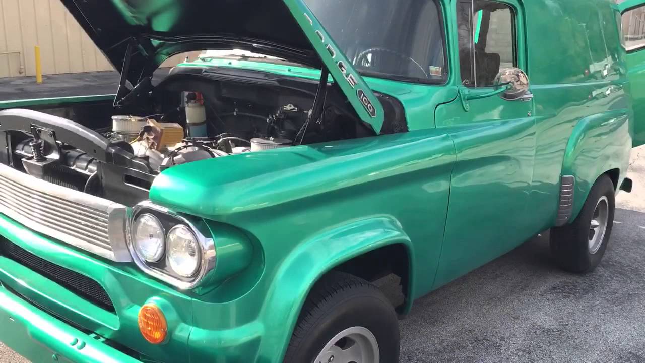1961 Dodge D 100 Panel Truck For Sale - YouTube