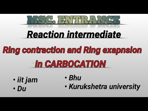 Rearrangement In Carbocation -Ring Contraction And Expansion - YouTube