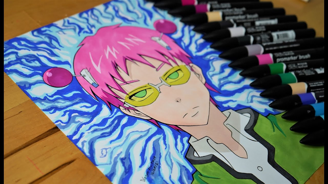 DRAWING SAIKI K FROM [SAIKI K] - YouTube