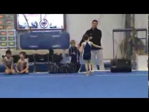 Josh Karnes, 9 year old Level 7 @ Steel City Gymnastics meet. 1st Place ...