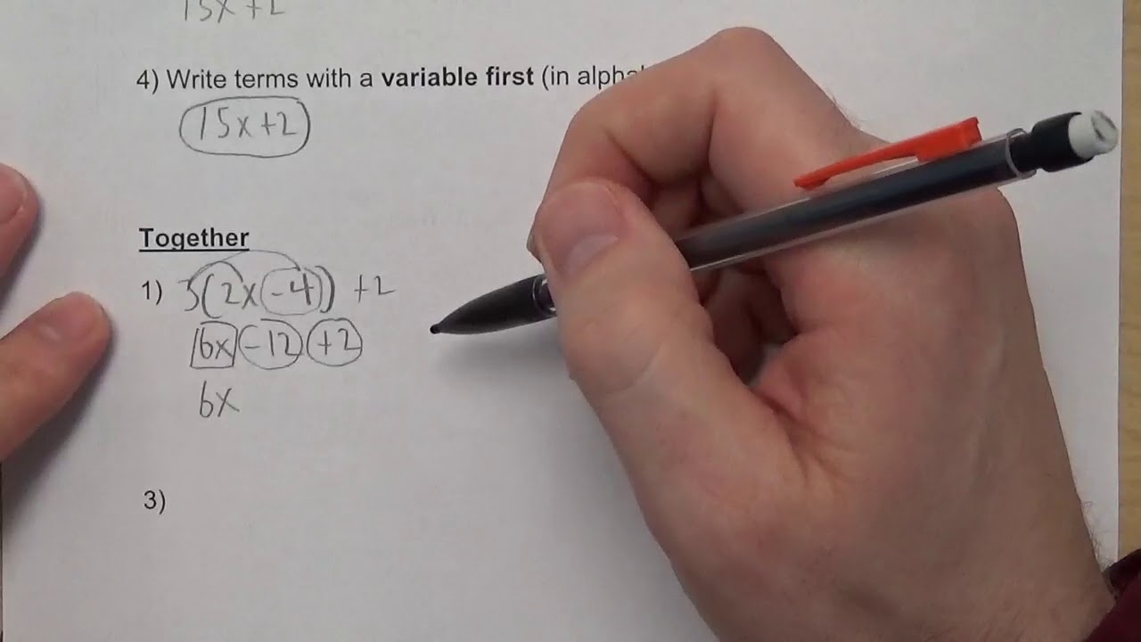 Lesson 27: Simplifying Algebraic Expressions - Part 2 - YouTube