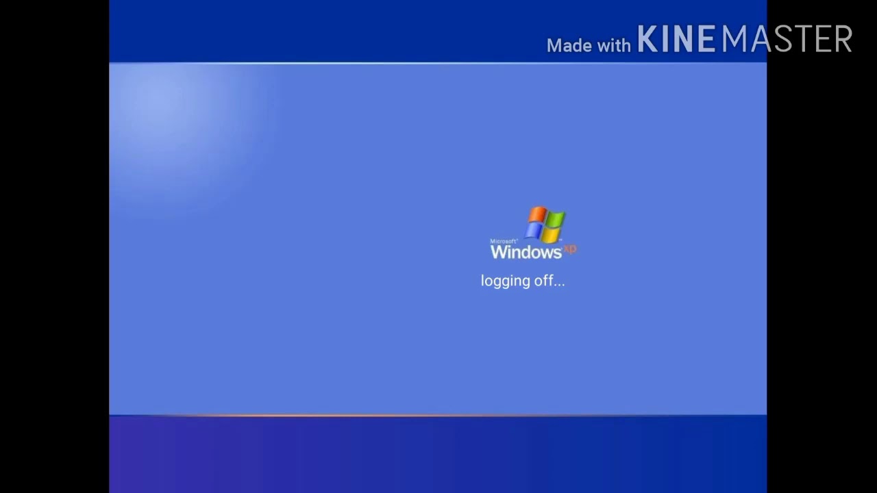 Windows xp logging oof - YouTube