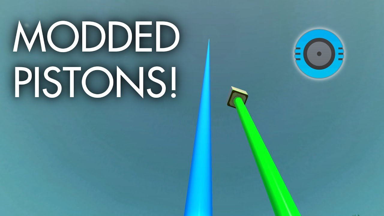 VOD: 🔵 New Mods Sneak Peek! MODDED PISTONS | Scrap Mechanic LIVE [over 9000] - YouTube