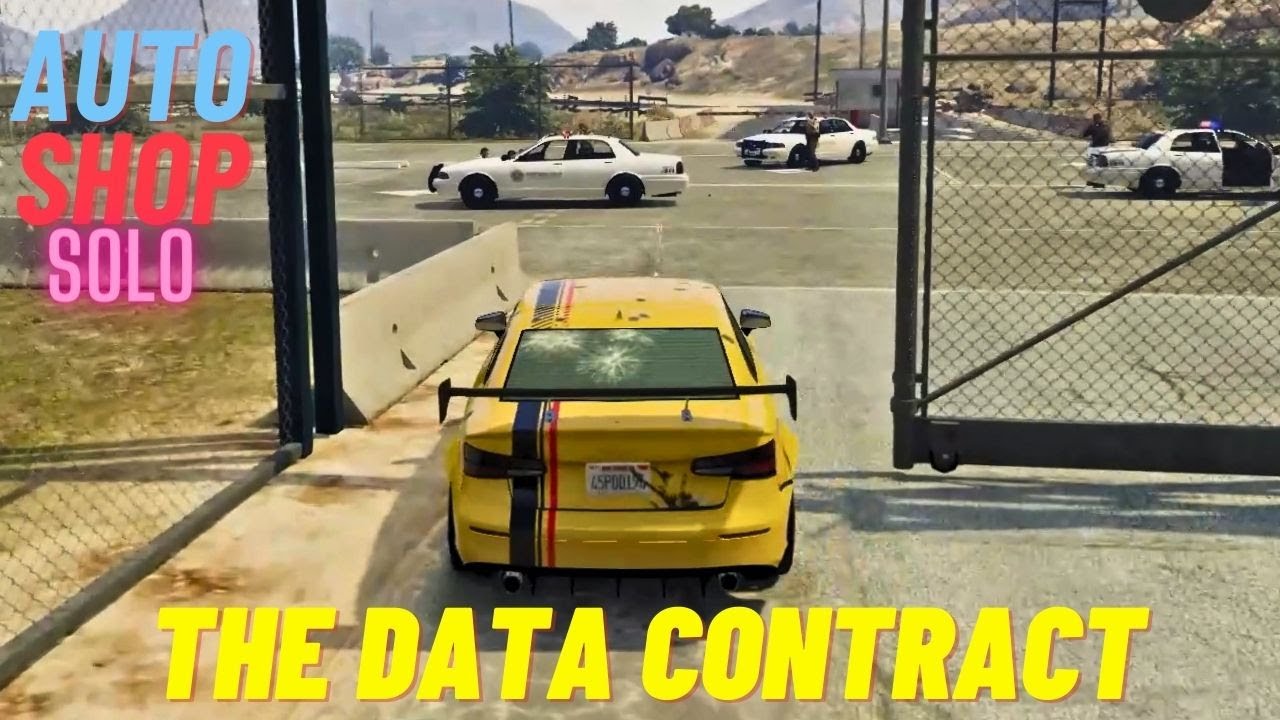 The Data Contract | Auto Shop | Mission | GTA 5 online - YouTube