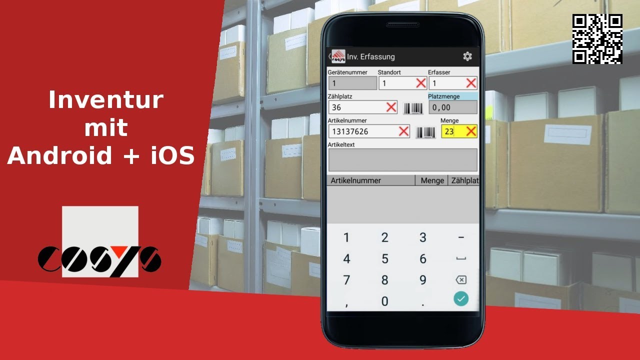 Inventur einfach mit dem Smartphone machen - COSYS Cloud Inventur App ...