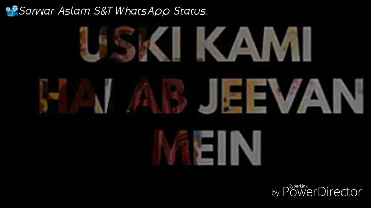 Ake Basi Hai wo mere Dil Mai (Sarwar Aslam S&T WhatsApp Status) - YouTube