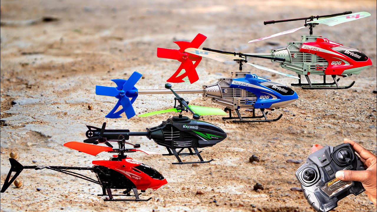 Top 4 Best rc helicopter unboxing and fly test - YouTube